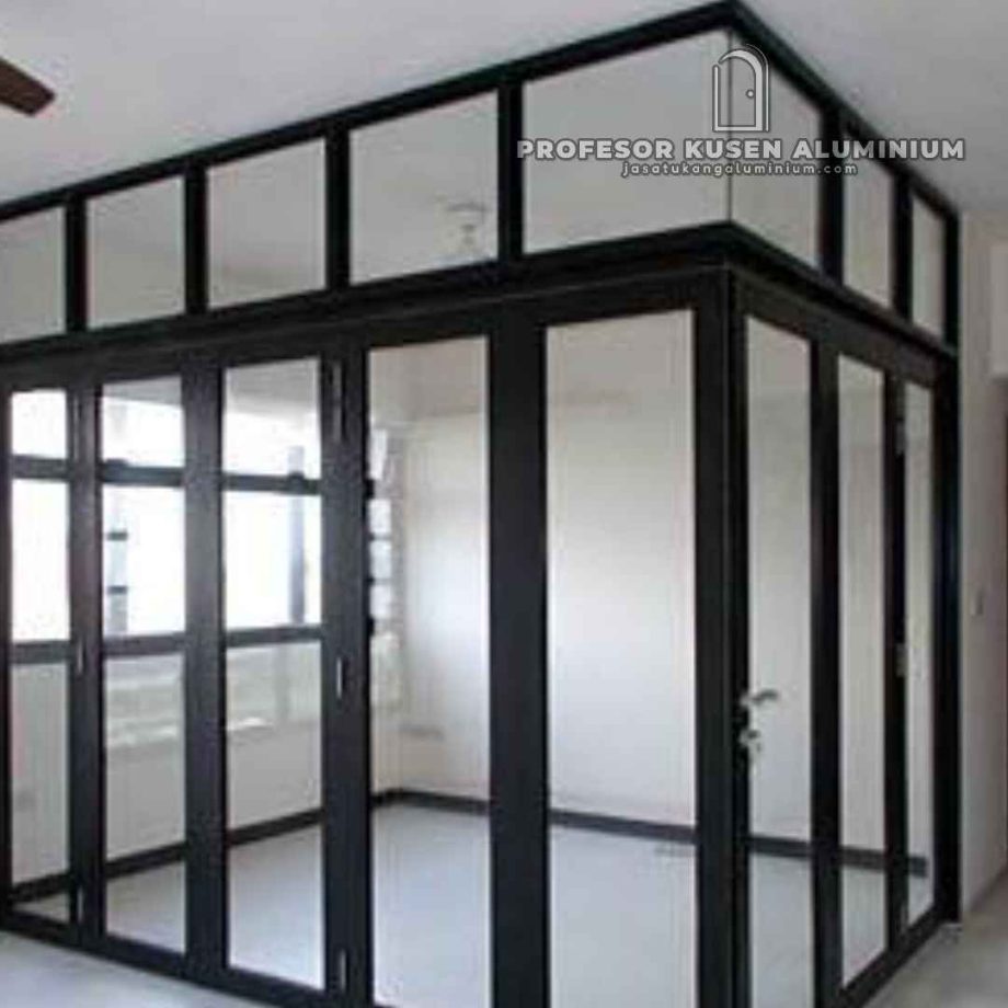 Jasa Pemasangan Partisi Kaca Custom Ruang Kantor Minimalis - Profesor ...